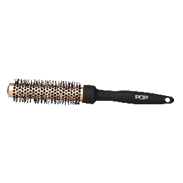 POP POP Ceramic Antistatic Round Brush 25mm Rosé - zwart 25 mm